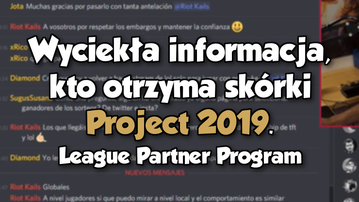 Wiemy, kto dostanie skórki Project! Kolejny wyciek z League Partner ...